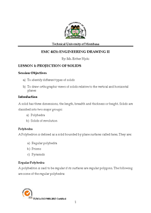 KPA ( Attachment Report) - TECHNICAL UNIVERSITY OF MOMBASA FACULTY OF ...