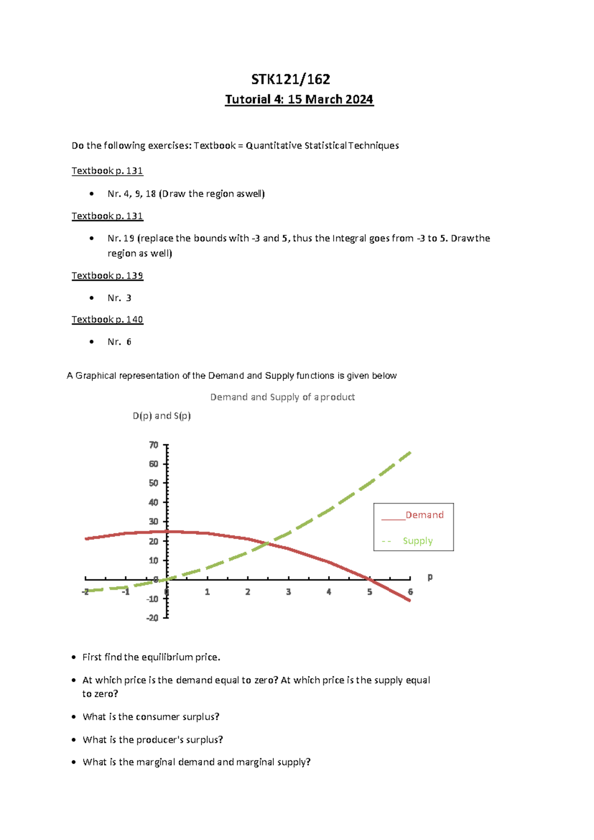 STK121 Tutorial 4 questions (2024)-QST - STK121/ Tutorial 4 : 15 March ...