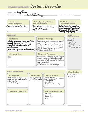 Contraction stress test - ACTIVE LEARNING TEMPLATES Diagnostic ...