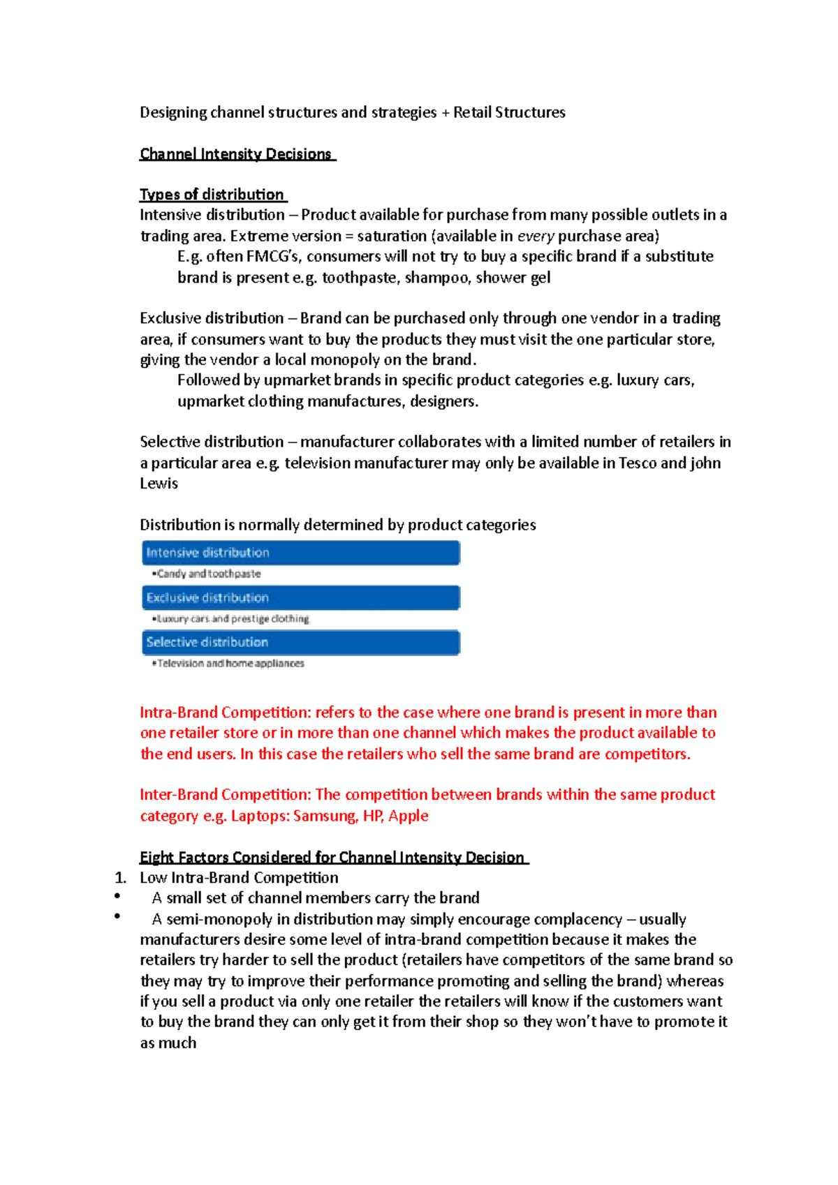 Lecture 5 - Designing channel structures and strategies + Retail ...