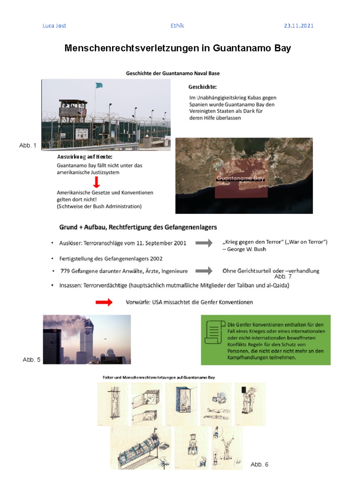 Ethik Handout Guantanamo - Luca Jost Ethik 23 ...