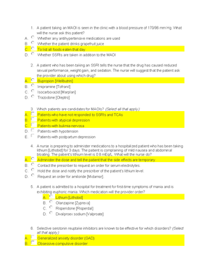 Cardiovascular practice questions with answers - Your patient is ...