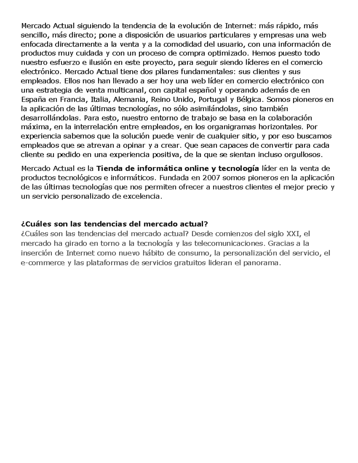 Sistema operativo ios , características fundador - Mercado Actual ...
