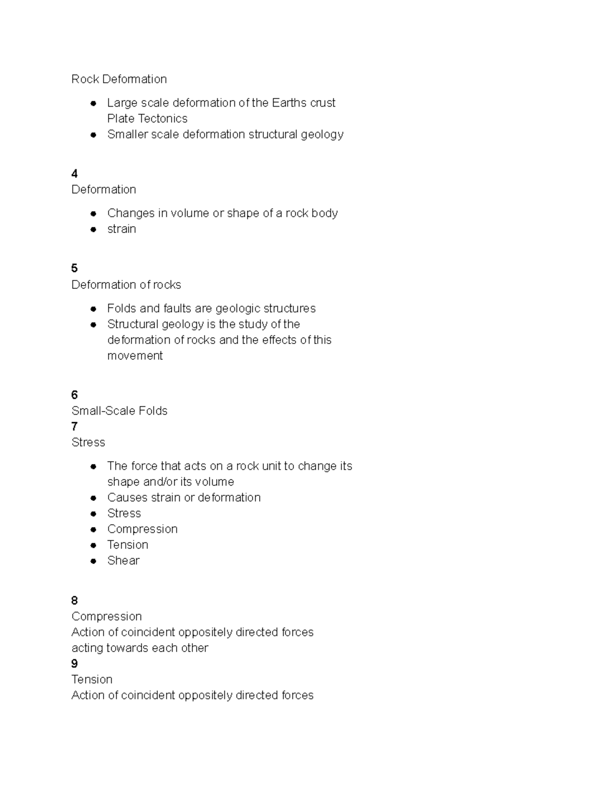 Dynamic Earth - Rock Deformation Large scale deformation of the Earths ...