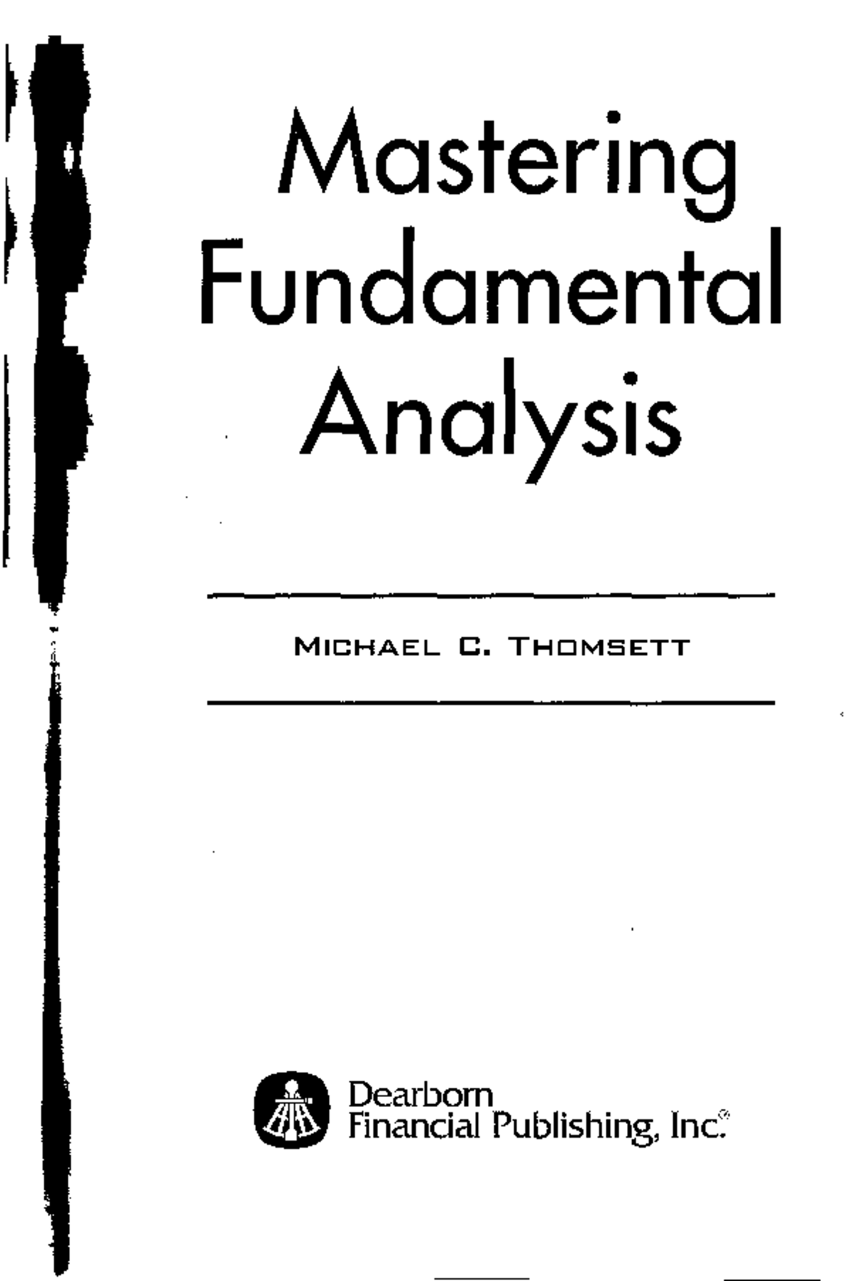Mastering Fundamental Analysis ( PDFDrive ) - Mathematics for Physics ...