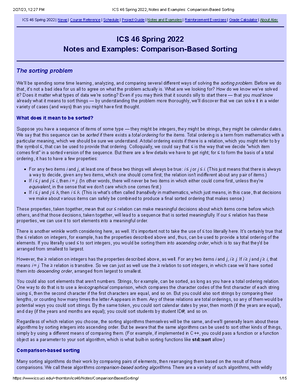 ICS 46 Spring 2022, Notes and Examples Course Introduction - 2/27/23 ...