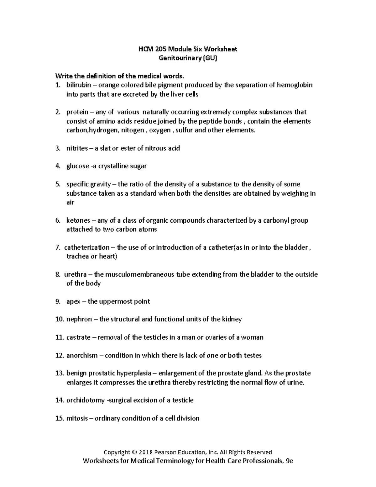 Microsoft Word - HCM 205 Module Six Worksheet - Copyright © 2018 ...