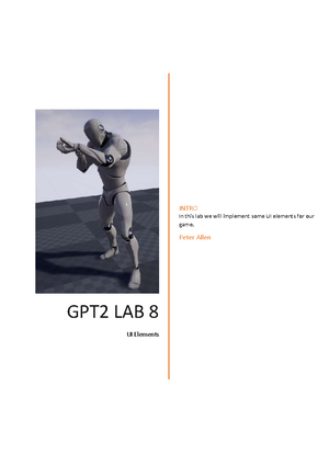 GPT2 Lab 2 - Character Animation - INTRO In this guide we will sort out ...