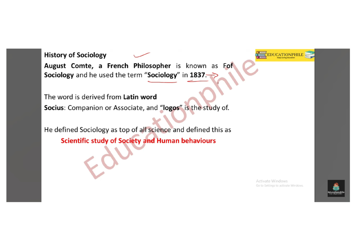 Understanding of sociology - B.Tech - Studocu