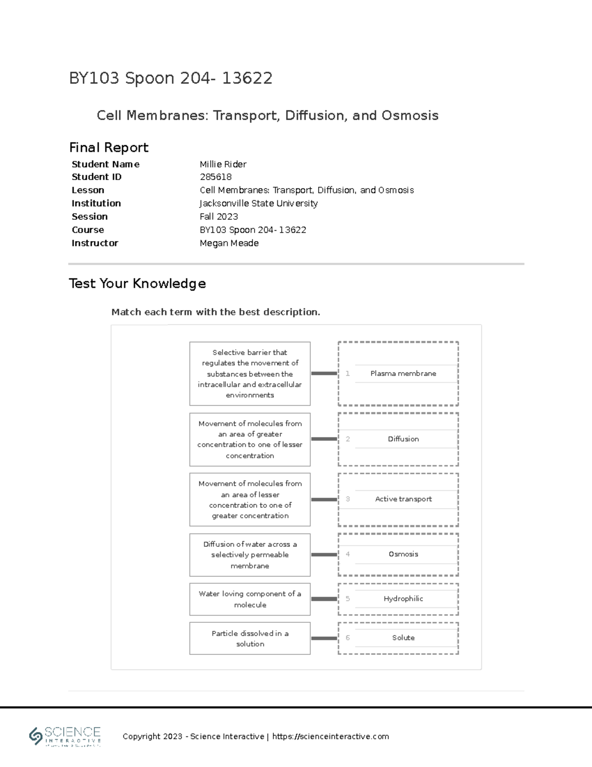 BY103Spoon 20413622 Cell Membranes Transport Diffusionand Osmosis ...