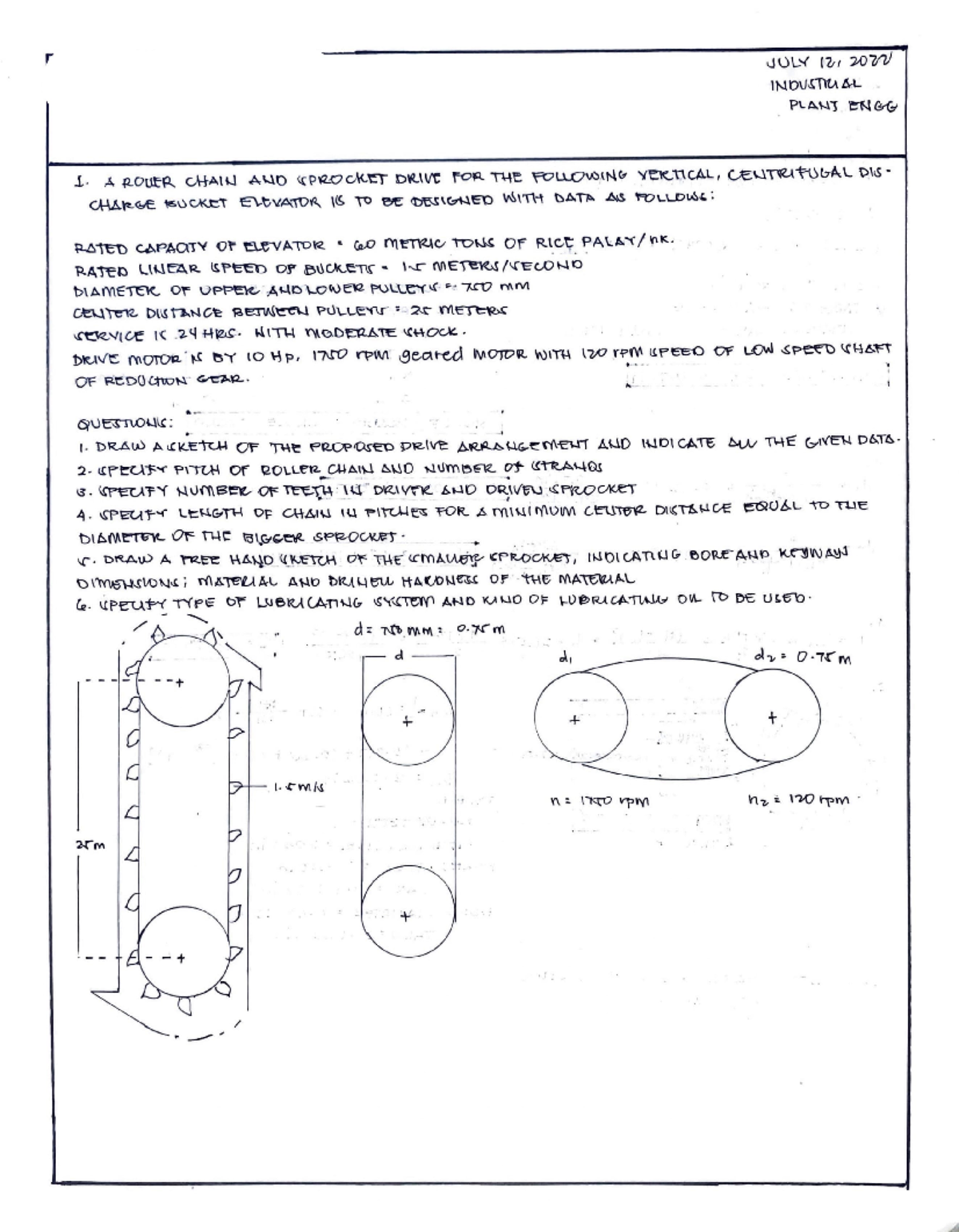 Assignment-6-IPE - Industrial Plant Engineering - Mechanical Engineering - Studocu
