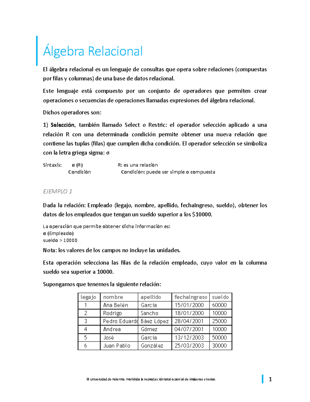 4G0016 APU Algebra Relacional v1-0 - Álgebra Relacional El álgebra ...