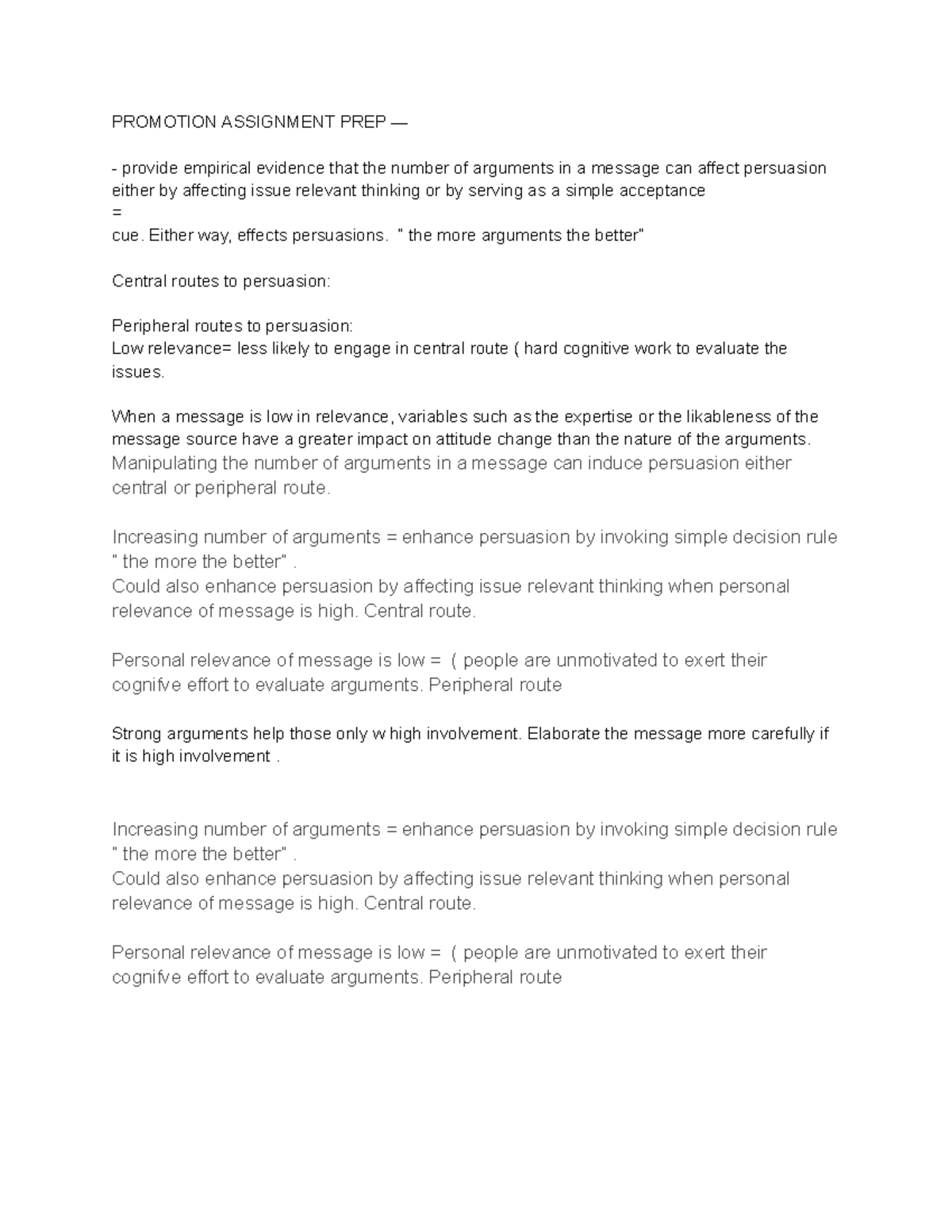 Session 13 PREP - Buyer Behavior Prior to Class article notes and ...