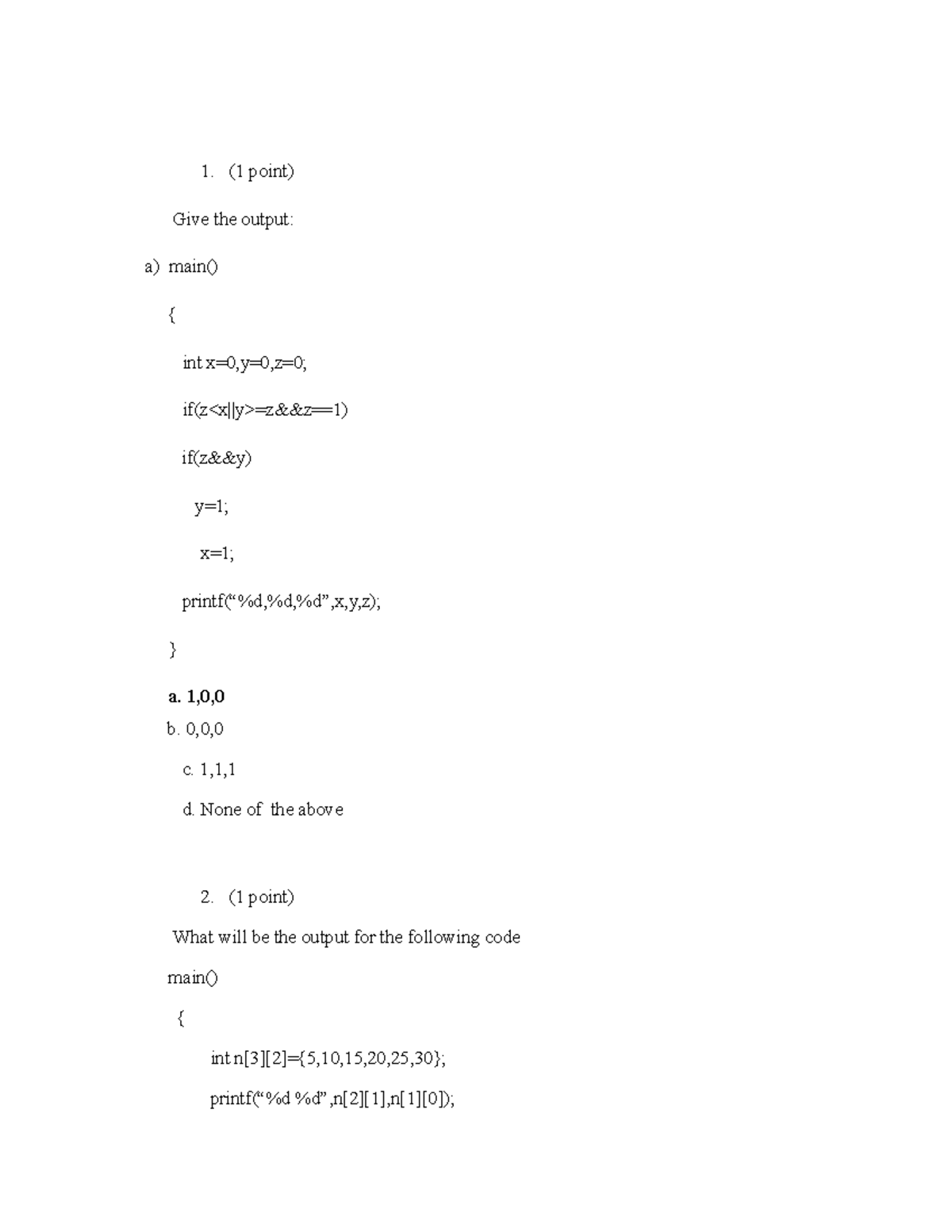Quizonstrings - Short questions (Predict the Output) on strings and its ...