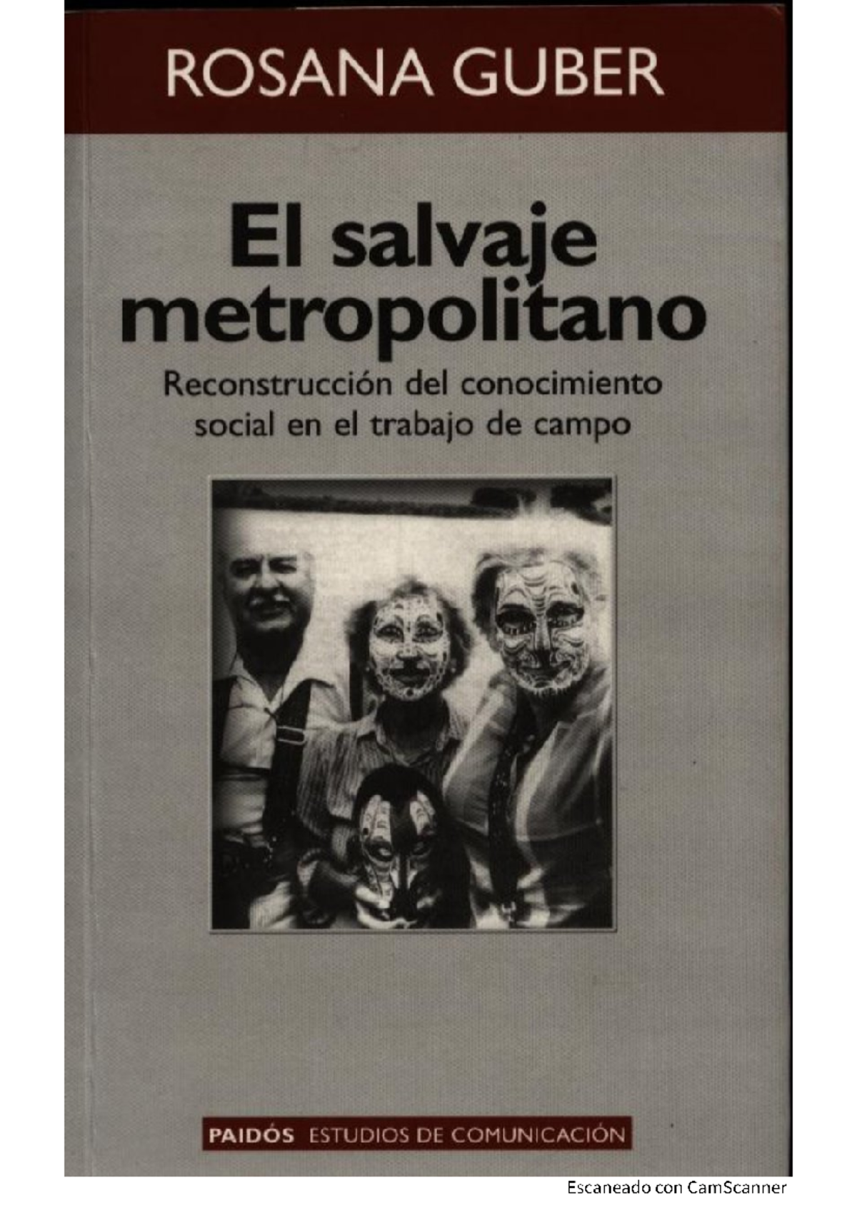 14. Guber. Cap 8- La observación participante - ROSANA GUBER El salvaje ...