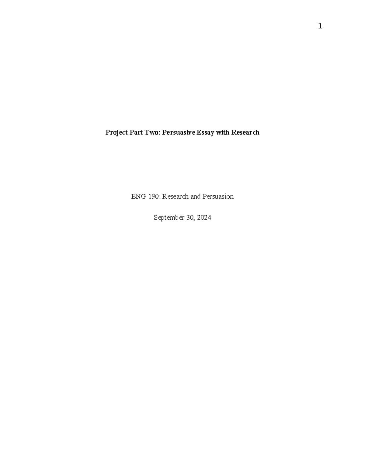 Project Part Two Persuasive Essay With Research - Since the Fair Labor ...
