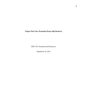 ENG 190 Module Three Collection of Sources Exemplar APA - Collection of ...