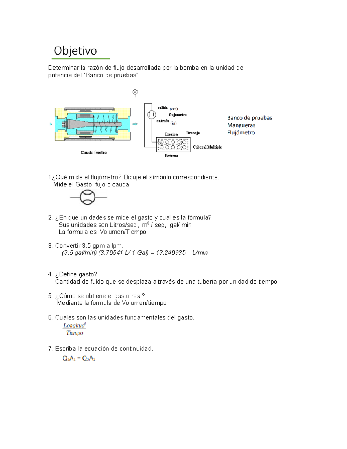 practica de laboratorio 2 - Potencia Fluida Y Laboratorio - UANL - Studocu