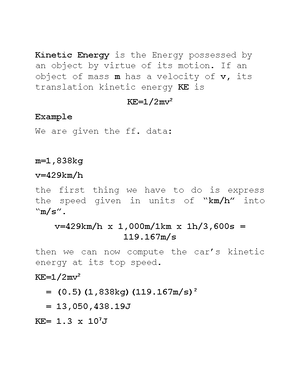 Elastic potential energy - These elastic objects can be springs or ...