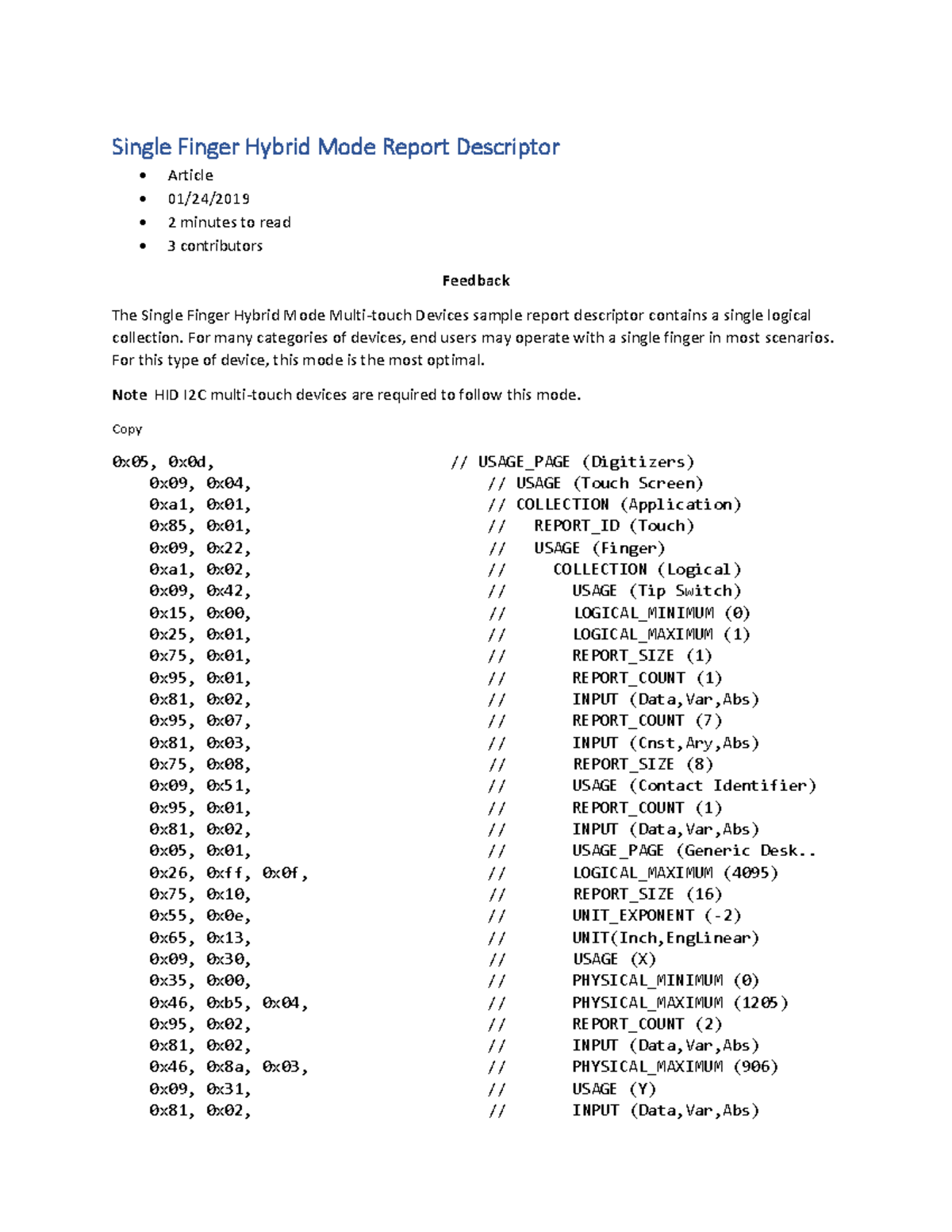 Document 32 (77) - Bob - Single Finger Hybrid Mode Report Descriptor ...