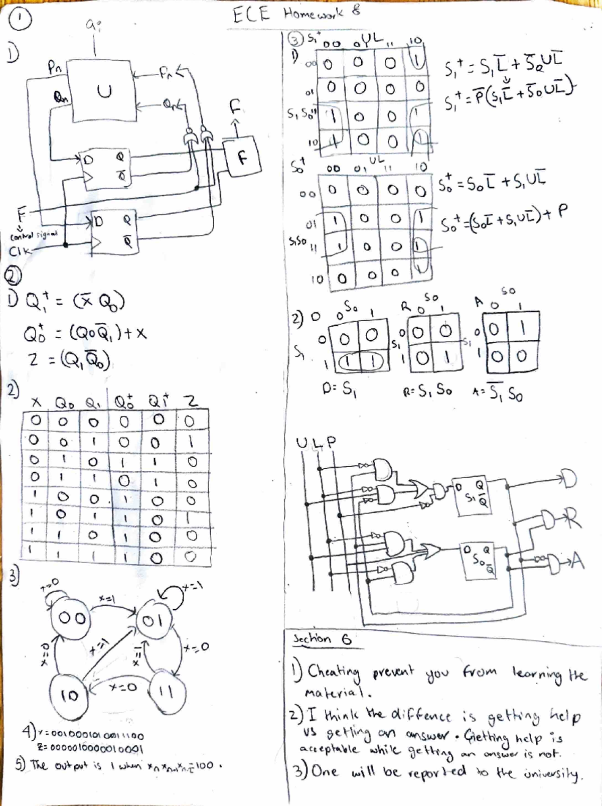 Homework 8 Answers To Hw 8 1 Ece Homework 3 D 00 Oyl 10 1 Pn 00