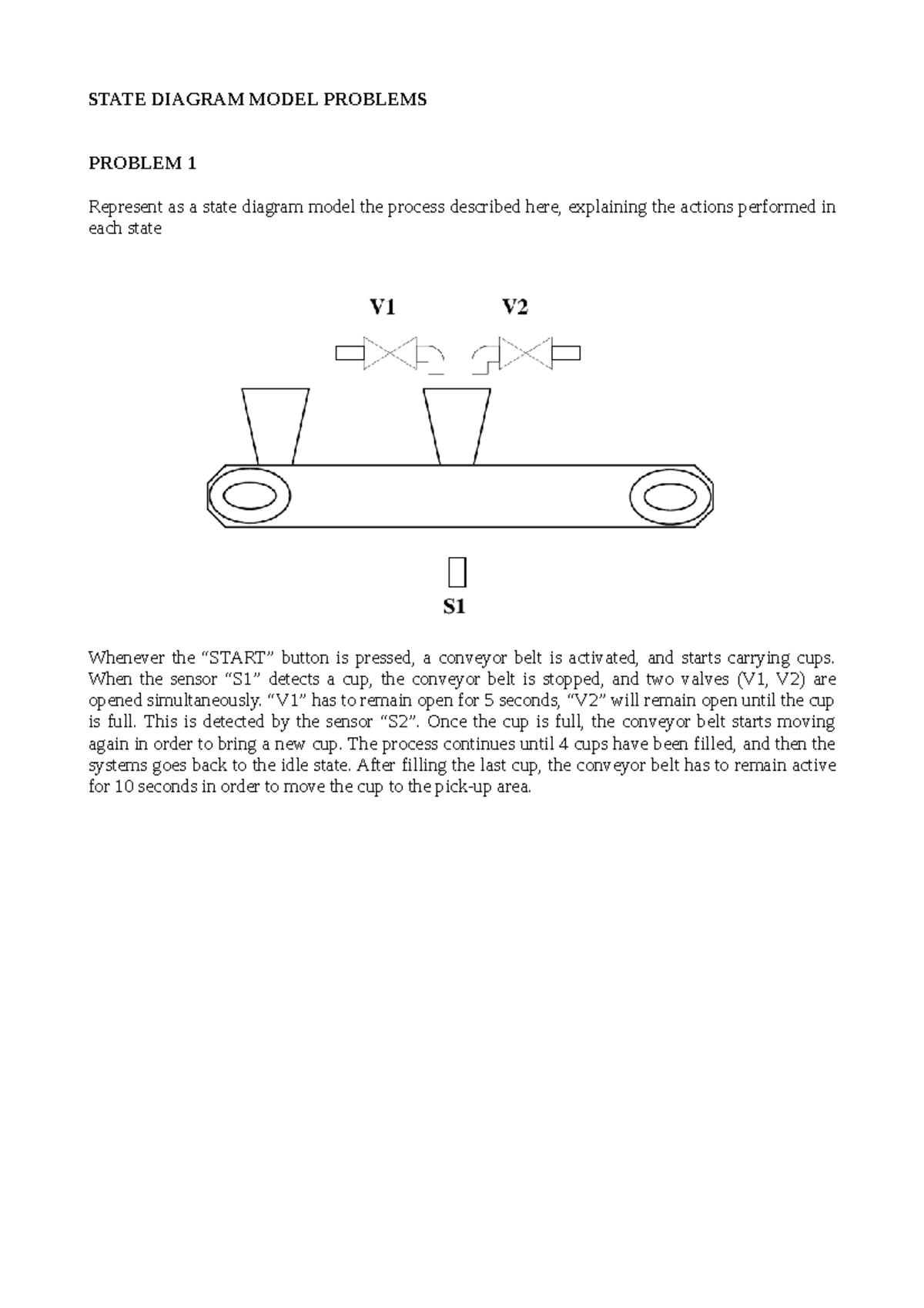 1-State Diagram Problems with Solutions - STATE DIAGRAM MODEL PROBLEMS ...