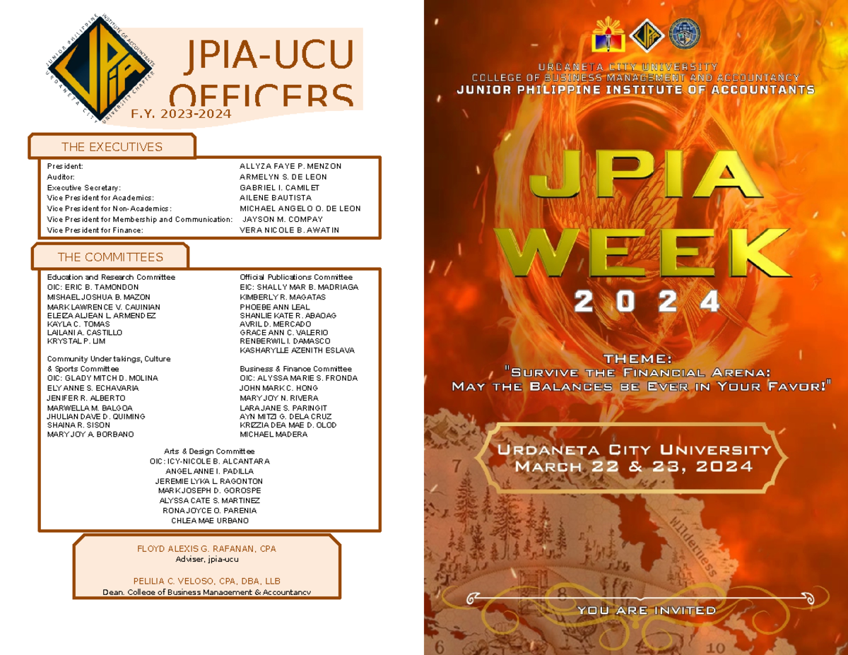JPIA-WEEK-2024- Programme-2.0 2 - JPIA-UCU F. 2023-2024 OFFICERS ...