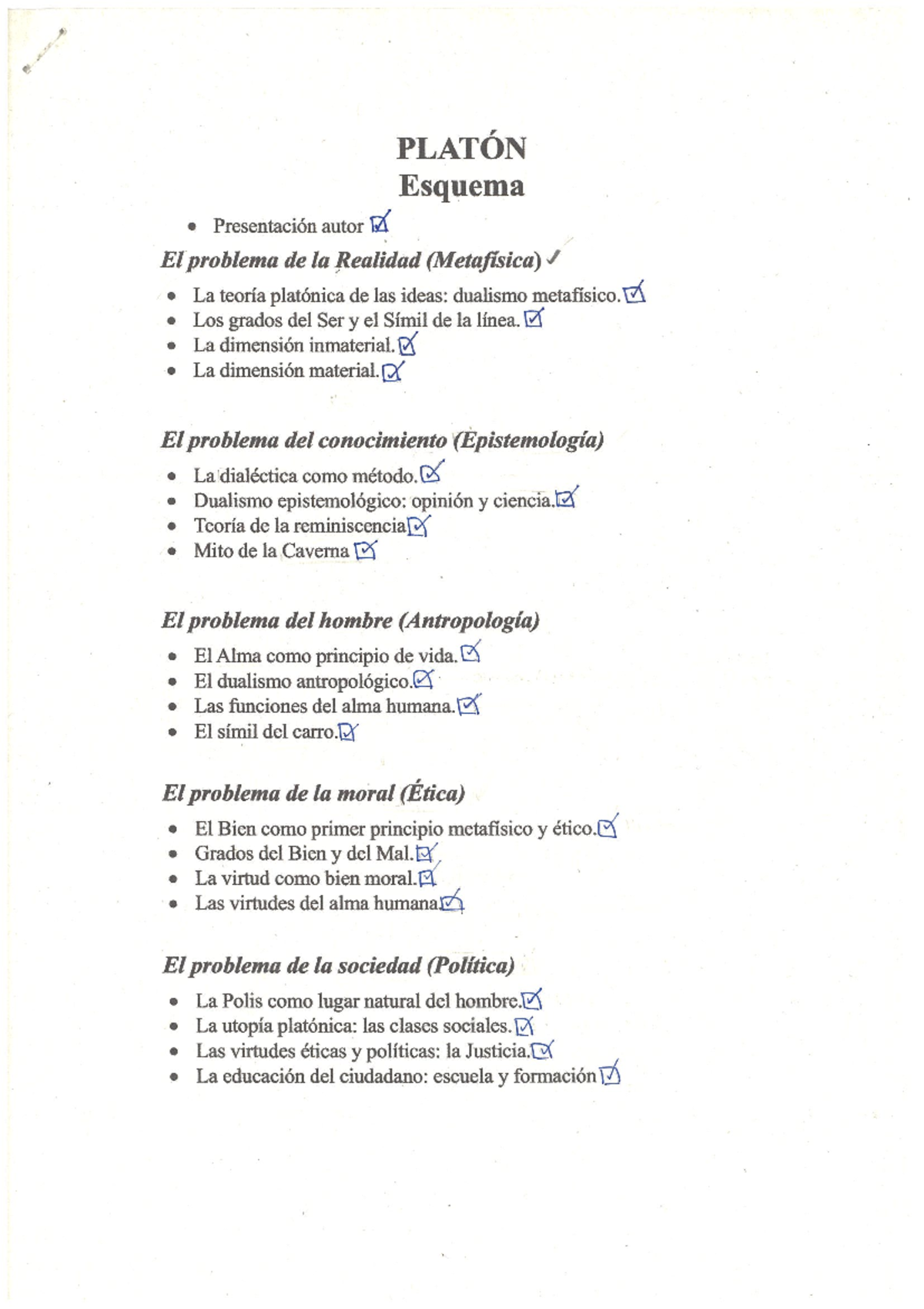 TEMA 2 Platon - Historia de la Filosofía - Studocu
