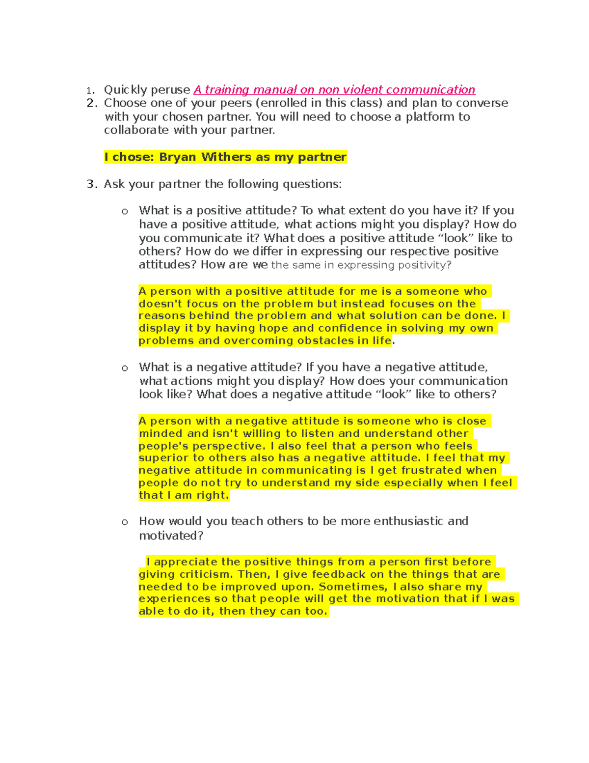 Learning-Journal-draft - 1. Quickly peruse A training manual on non ...