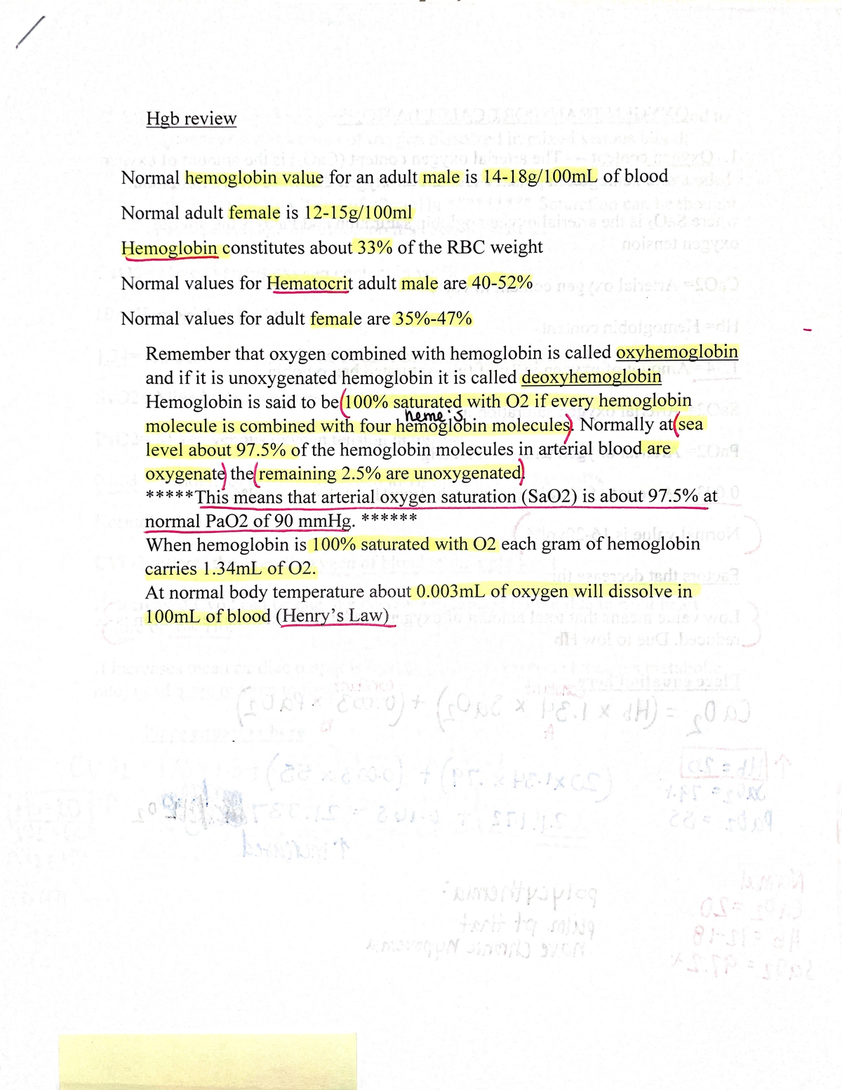 Cap HBG review - Heb review Normal hemoglobin value for an adult male ...