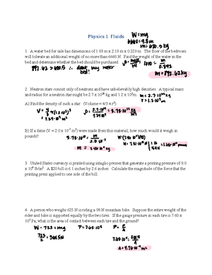 Phys I Simple+Harmonic+Motion+Problems - Physics 1 Simple Harmonic Motion (SHM) Problems A ...