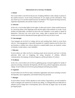 Principles OF Social WORK According TO Clarke - CLARKE, he described ...