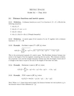 Week 10 notes - math 241 - Extreme Value Theorem Math 241 — Fall 2018 ...