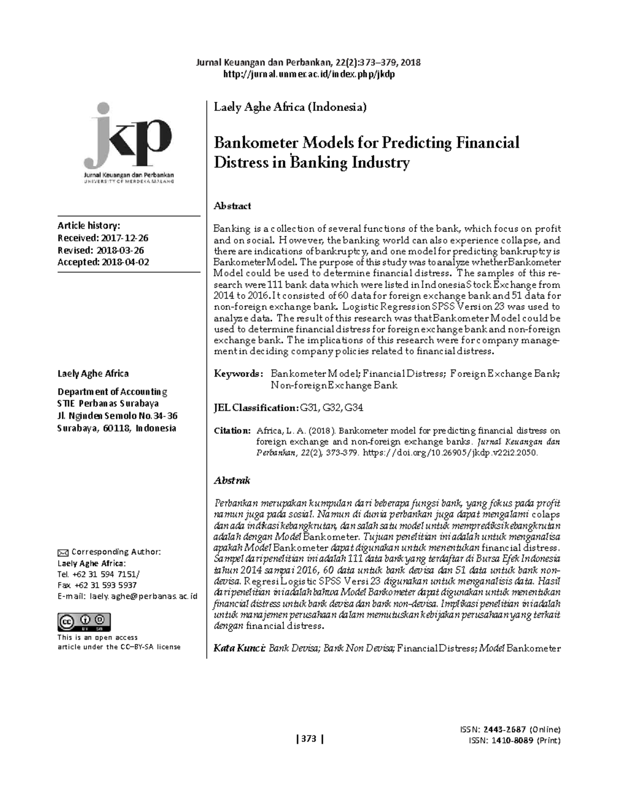 785fb 260880 bankometer models for predicting financi 9f775b21 - | 373 ...