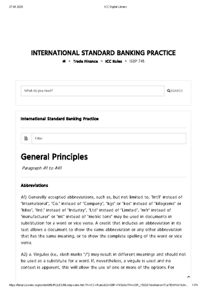 Isdgp ( Isdgp) - International Standard Demand Guarantee Practice for ...