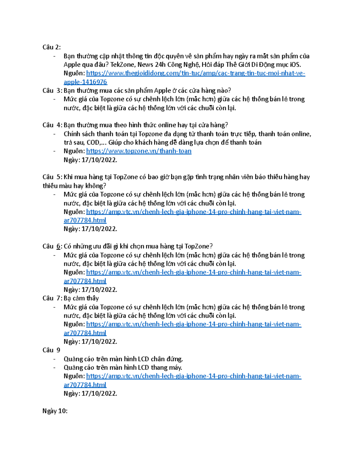 Trả-lời-câu-hỏi-môn-Nghiên-Cứu-Mar - Câu 2: - B n thạ ường c p nh t thông tn đ c quyềền vềề s n ...