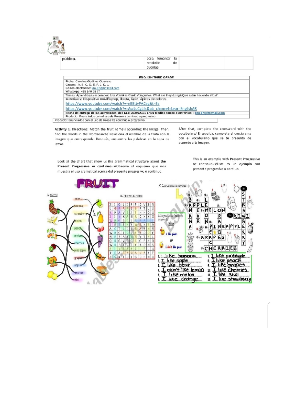 Trabajo Ingles 3A - ingles - Studocu