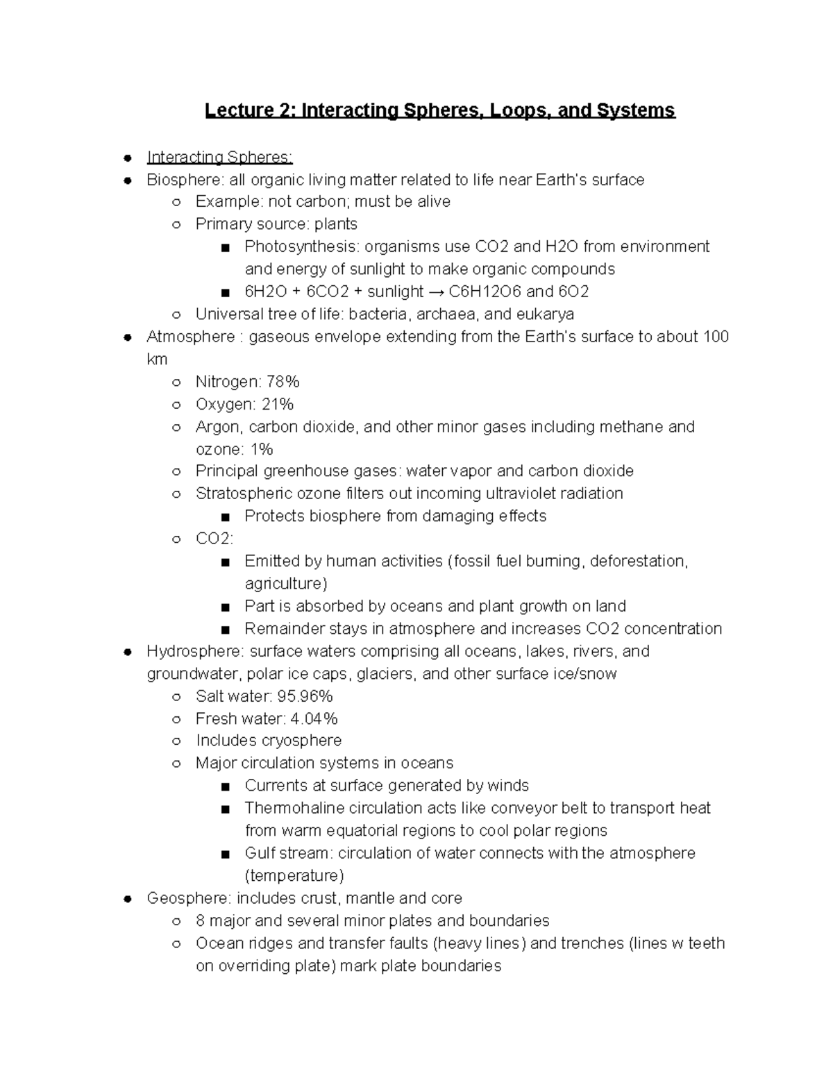 Geology Lecture Notes - Lecture 2: Interacting Spheres, Loops, and ...