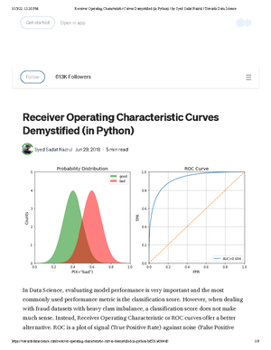 CS 539 Machine Learning - Reading Homework 2 - A Tutorial on Particle Filters - Summary of A ...