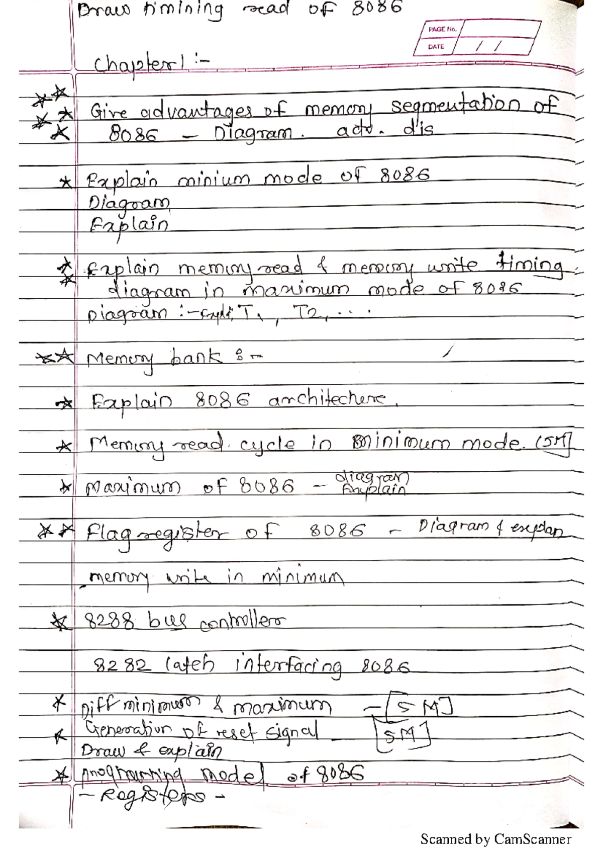 MP Imp questions - notes - Computer Engineering - Studocu