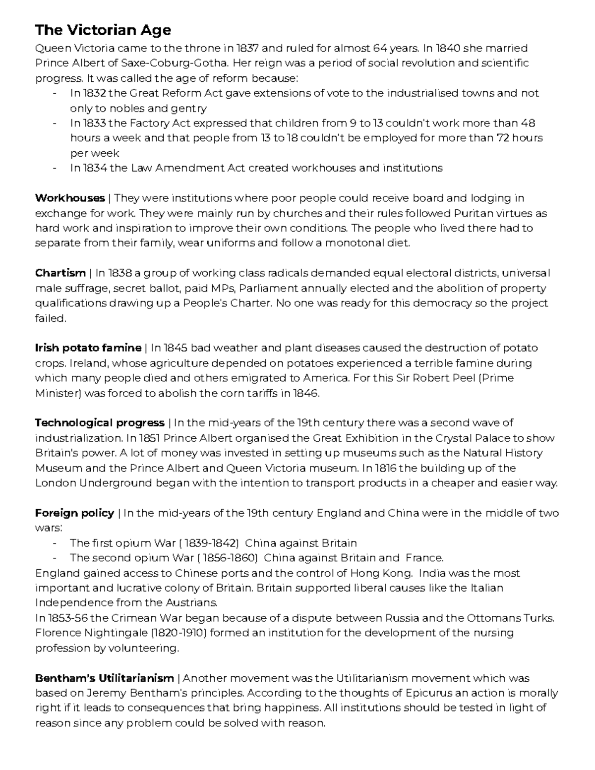 English - The Victorian Age Charles Dickens: Hard Times, Oliver Twist ...