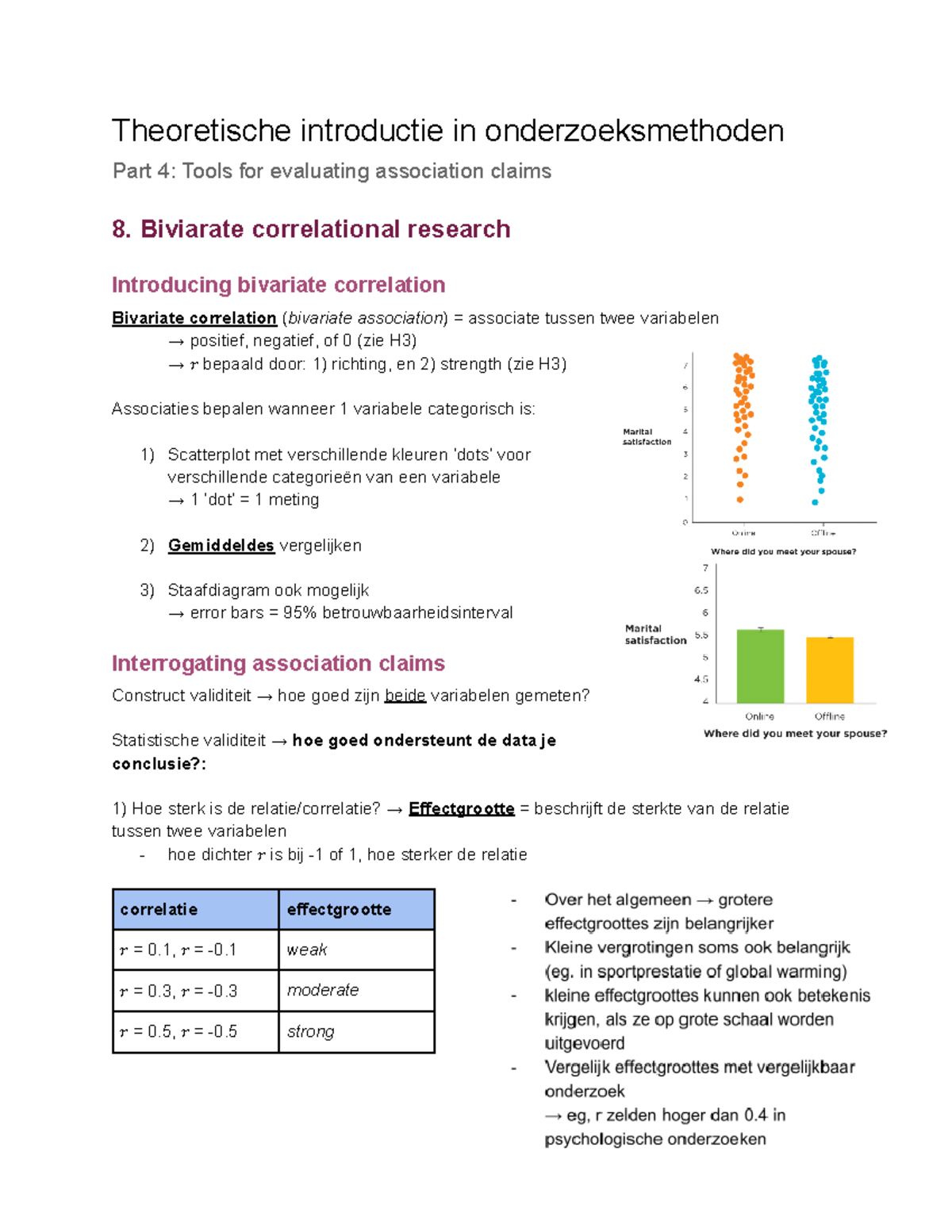 Theoretische introductie in onderzoeksmethoden sv deel 4 - Theoretische ...