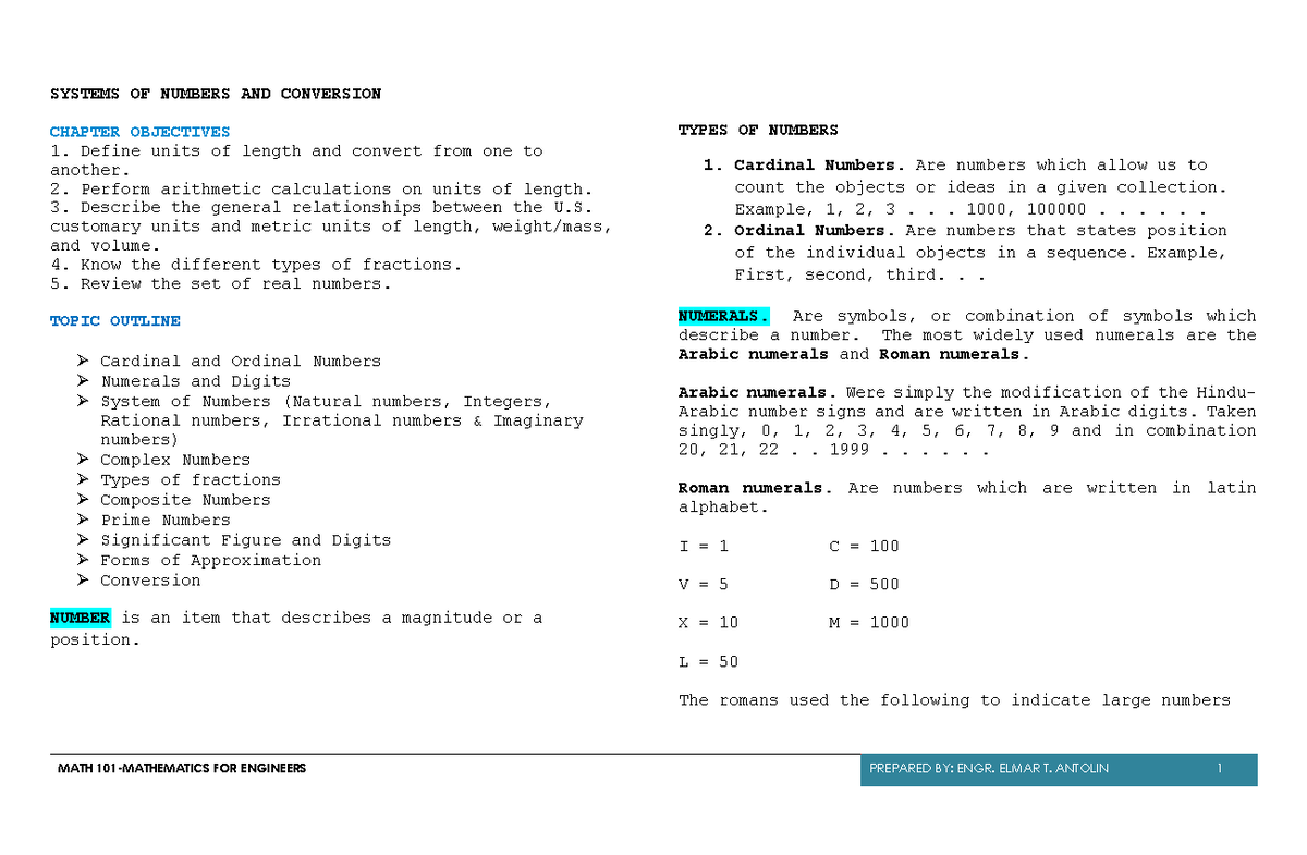 Module I.Algebra is a branch of mathematics that deals with ...
