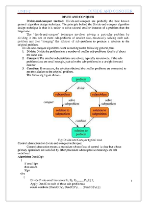 Daa full notes - Find: To perform find operation, along with the tree ...