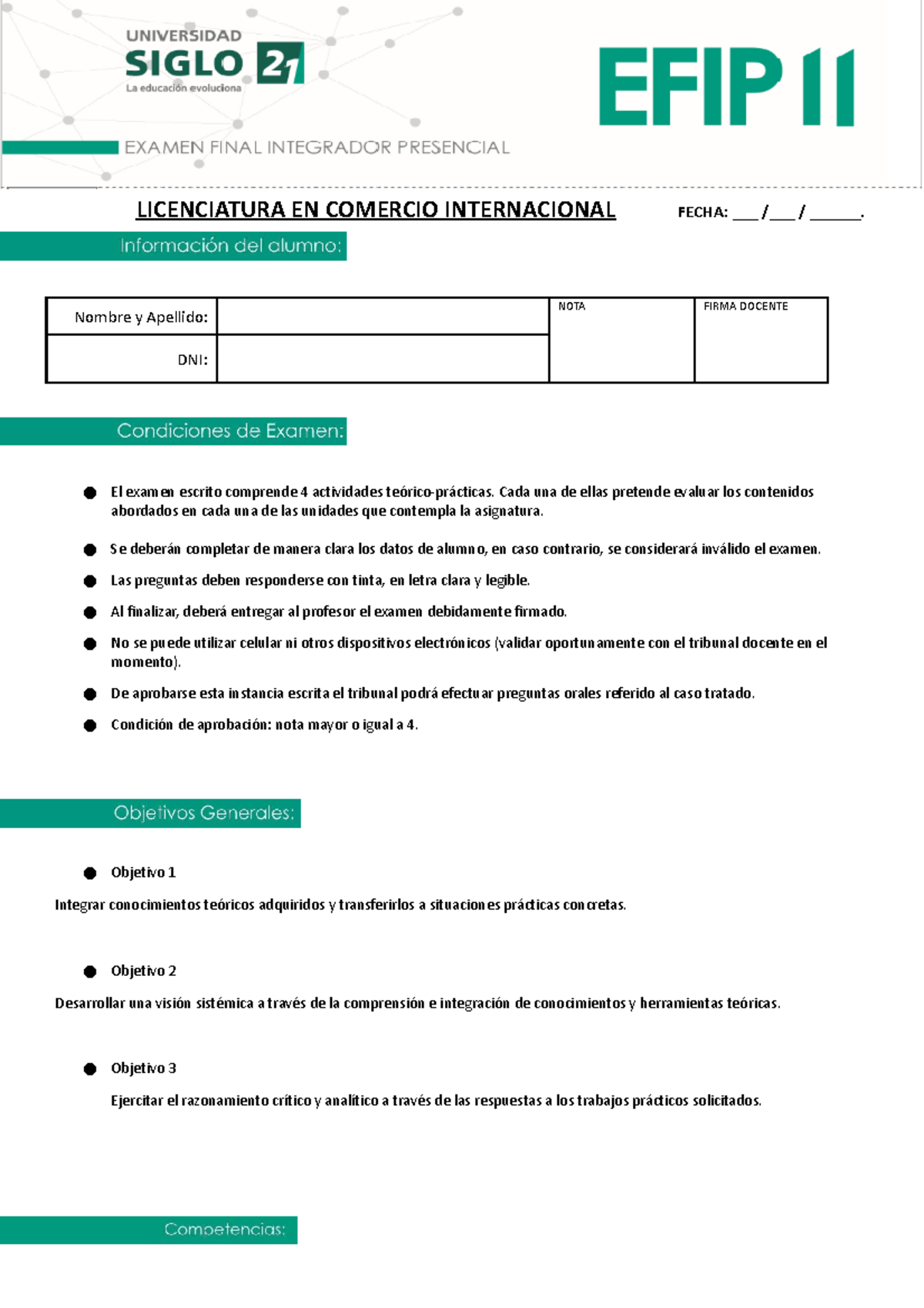 EFIP II 2022 - EFIP II 2022 - LICENCIATURA EN COMERCIO INTERNACIONAL ...