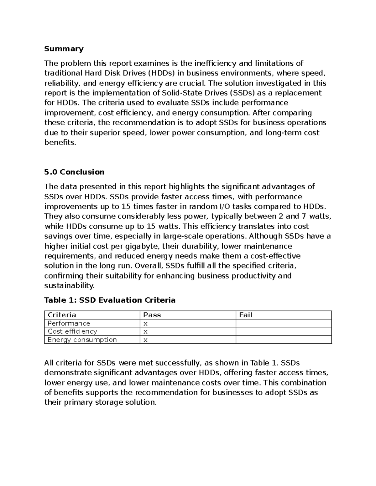 Assignment 6 - Summary The problem this report examines is the ...