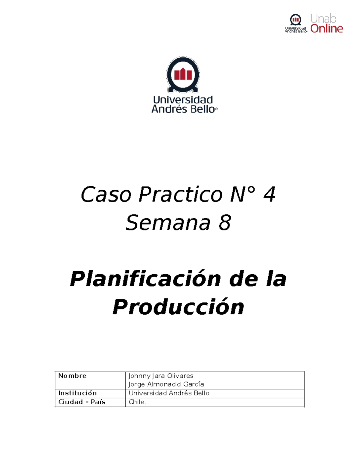 Caso Practico N°4-Semana 8-Johnny Jara Jorge Almonacid - Caso Practico N° 4 Semana 8 ...