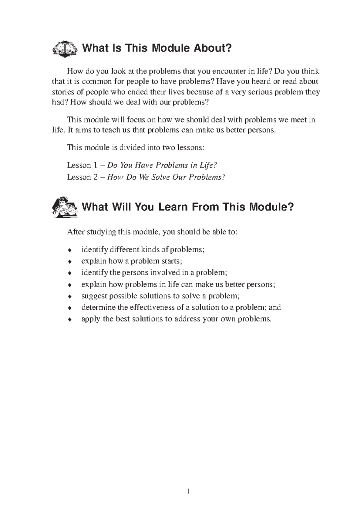 Solving Day to Day Problems - What Is This Module About? How do you ...