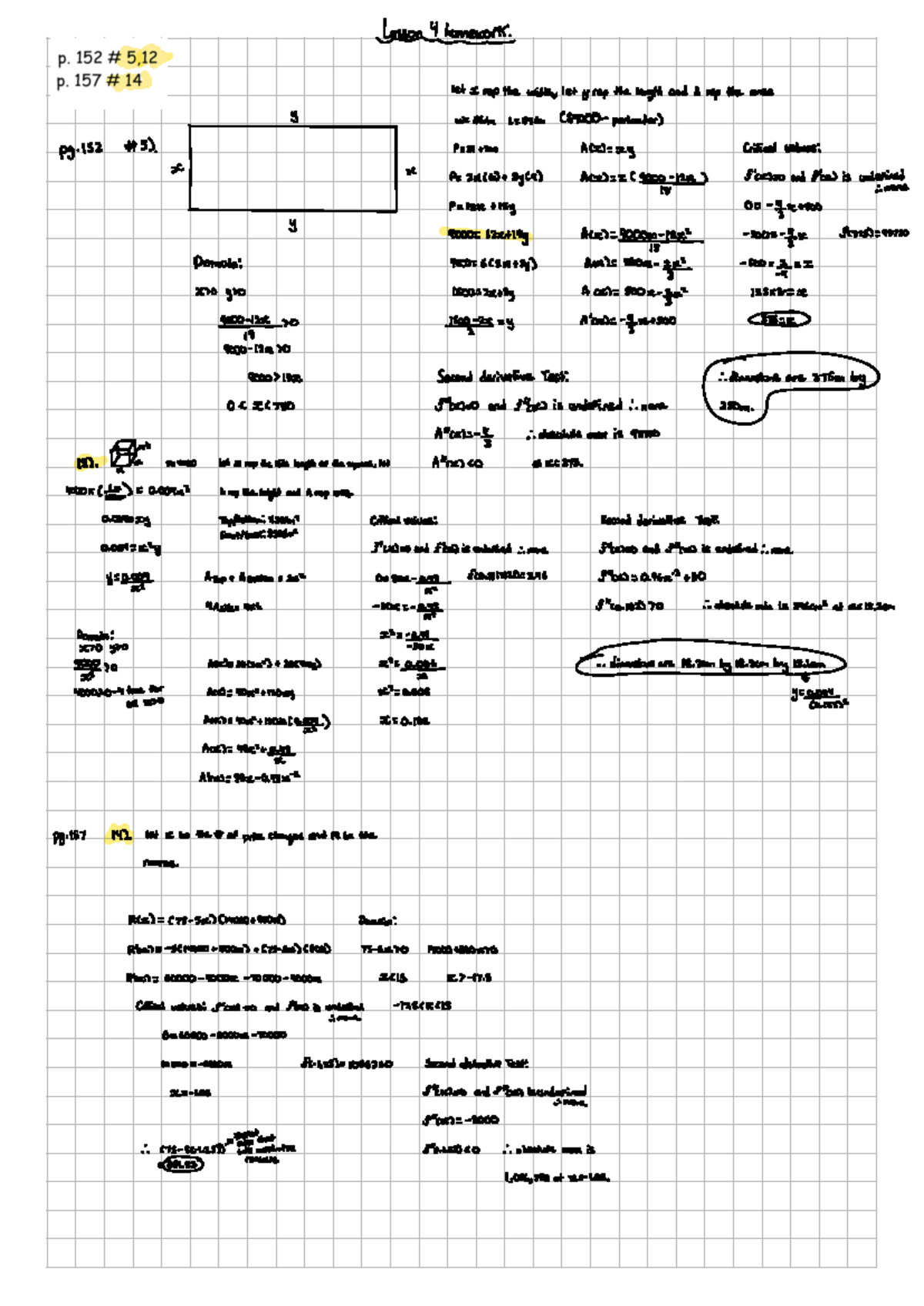 Lesson 4 homework - hey - Math 1Ls3 - Studocu