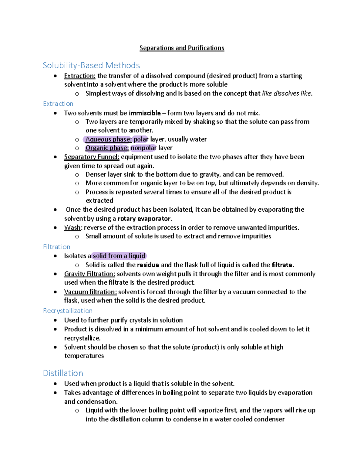 Copy of 12-Separations and Purifications - Separations and ...